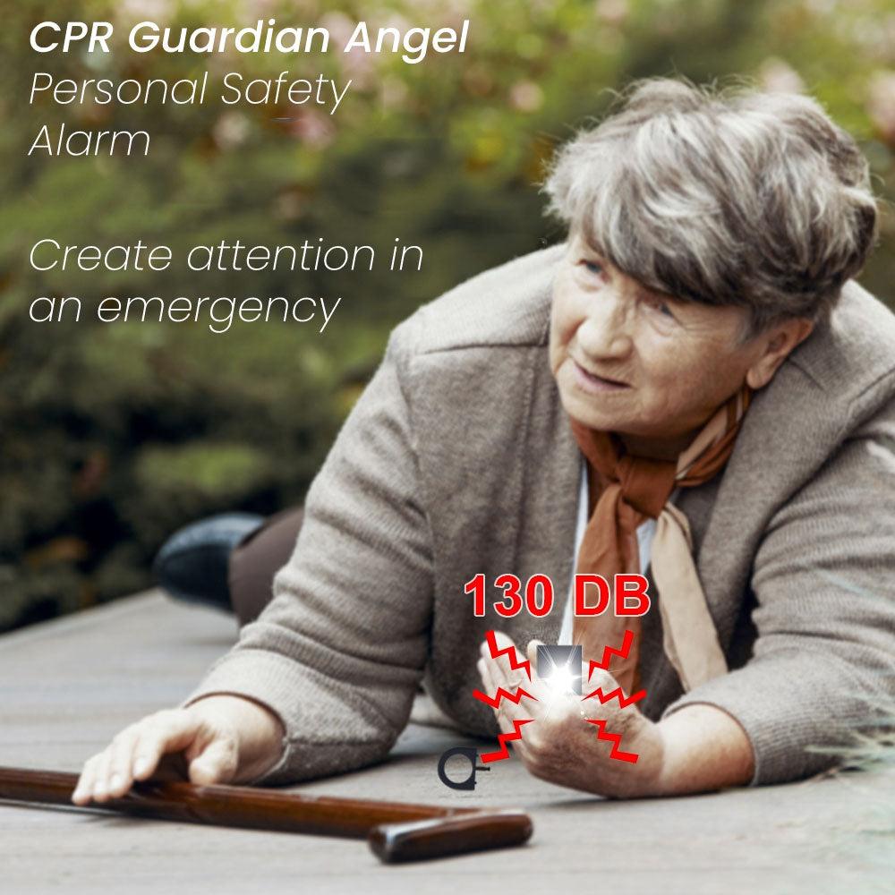 CPR Guardian Angel - Personal Safety Alarm for Women, Elderly, Self De.