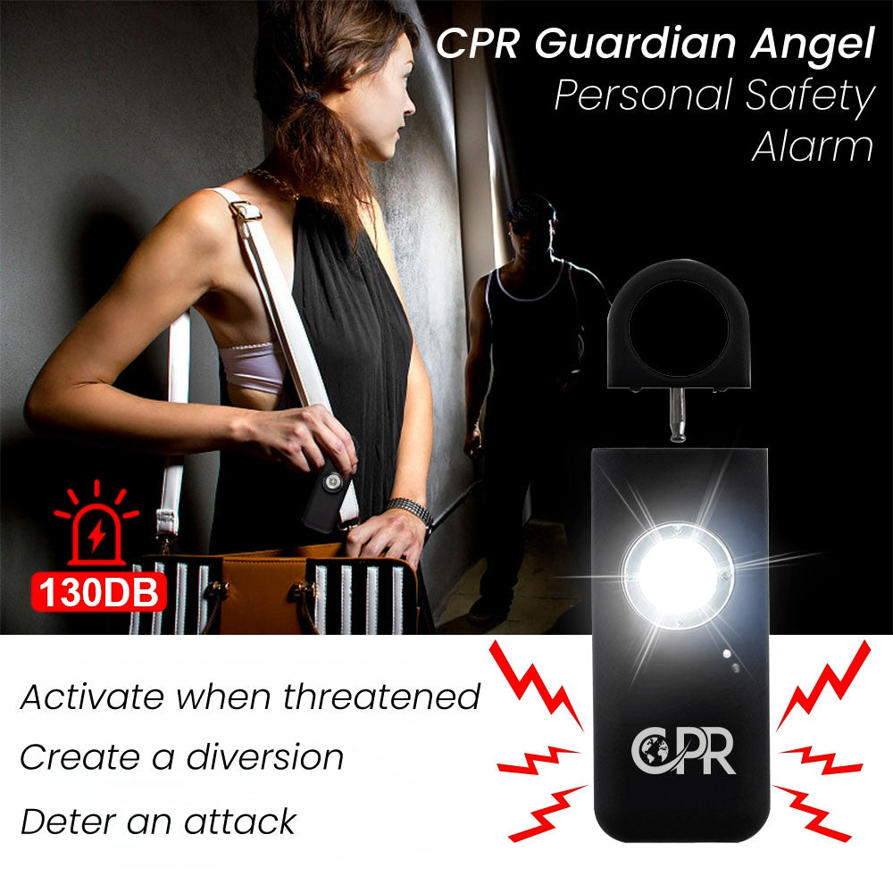 CPR Guardian Angel - Personal Safety Alarm for Women, Self Defense Key.